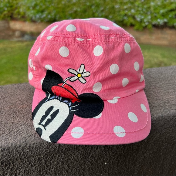 Disney | Accessories | Disney Parks Minnie Mouse Pink White Polka Dot ...